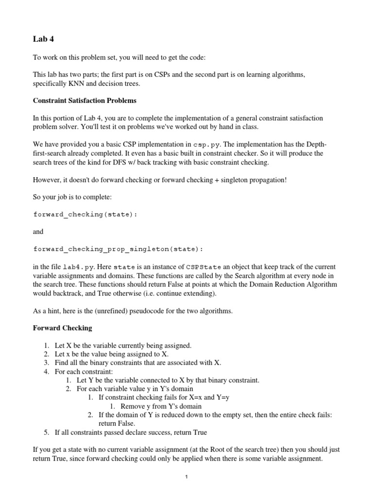 Constraint Satisfaction Problems | Download Free PDF | Theoretical Computer Science ...