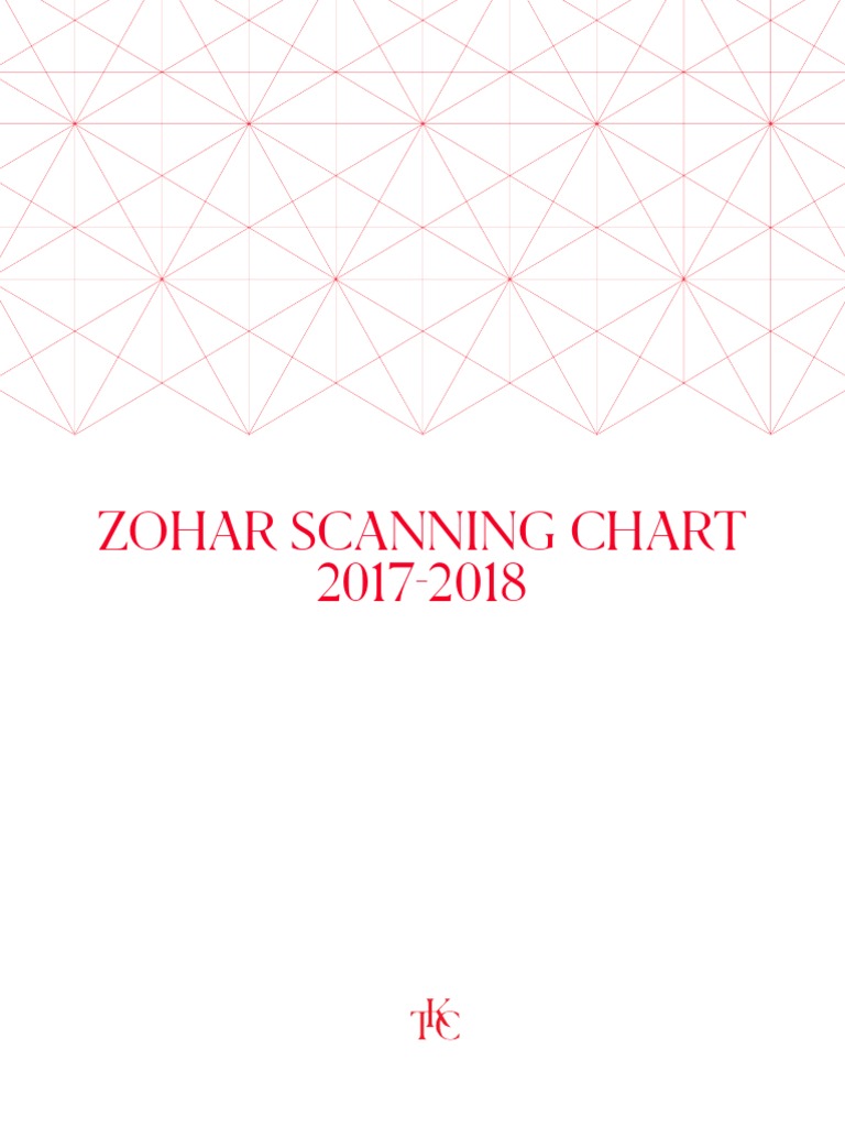 Zohar Scanning Chart 2017-2018 | Download Free PDF | Zohar | Books Of ...