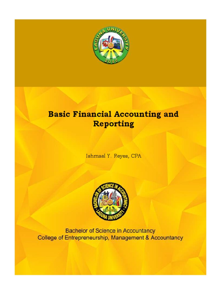 Basic Financial Accounting and Reporting: Ishmael Y. Reyes, CPA | PDF ...