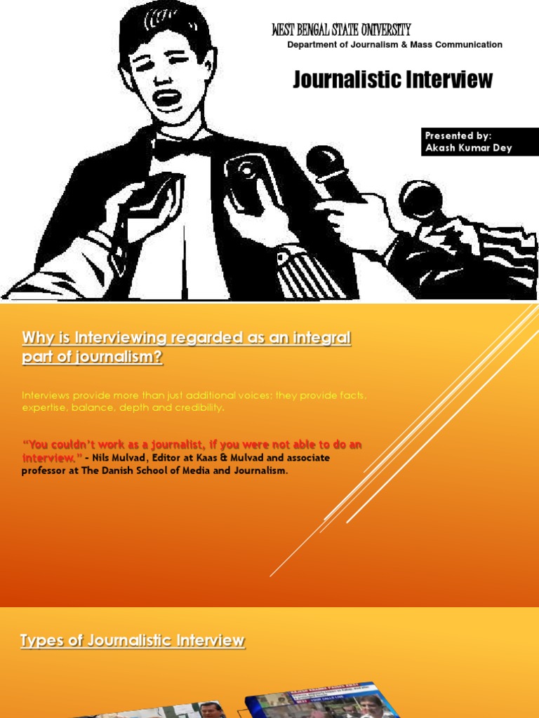 Journalistic Interview: West Bengal State University | PDF | Interview ...