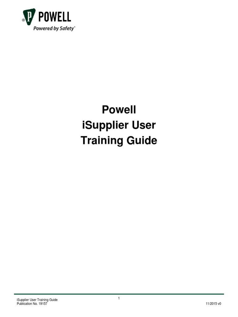 Isupplier User Training Guide v0 | PDF | Accounts Payable | Invoice