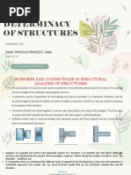 DETERMINACY (Sample Problems) | PDF | Truss | Equations