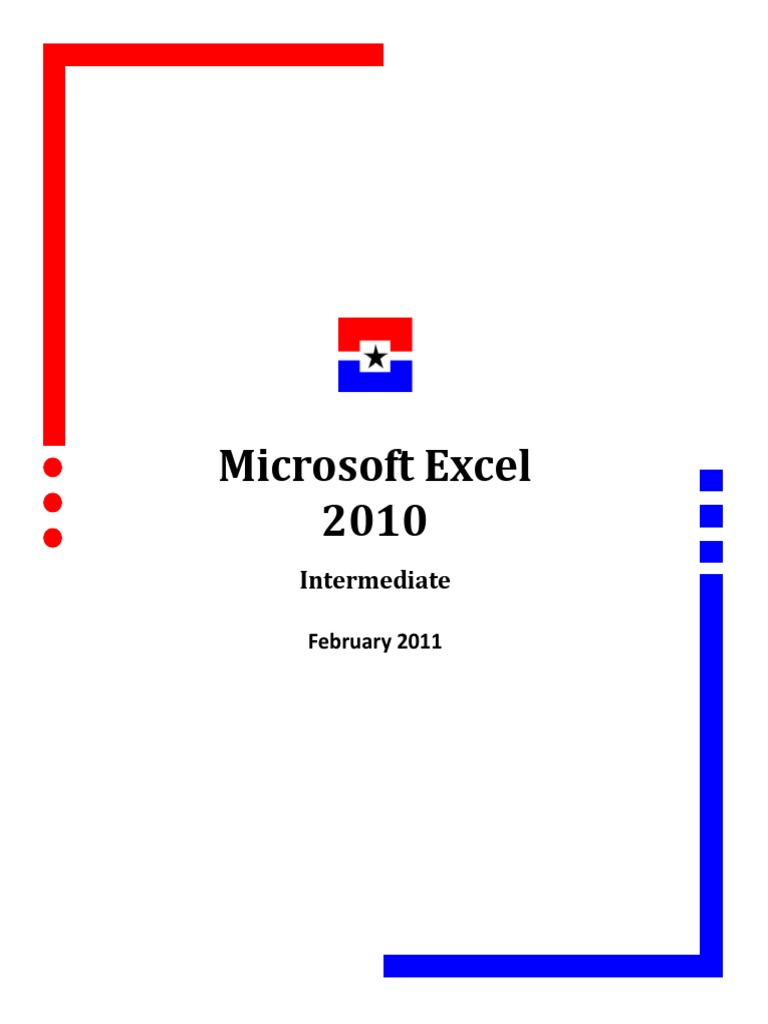 Excel 2010 Intermediate | PDF | Microsoft Excel | Worksheet