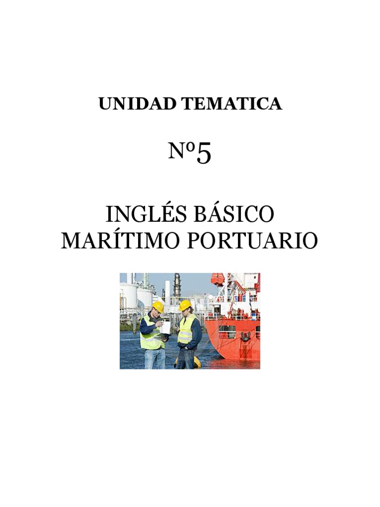 Capitulo 5 Inglés Maritimo Portuario | PDF | Embarcación | Envío