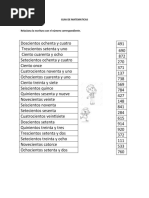 Números del 300 al 399 en letras | PDF