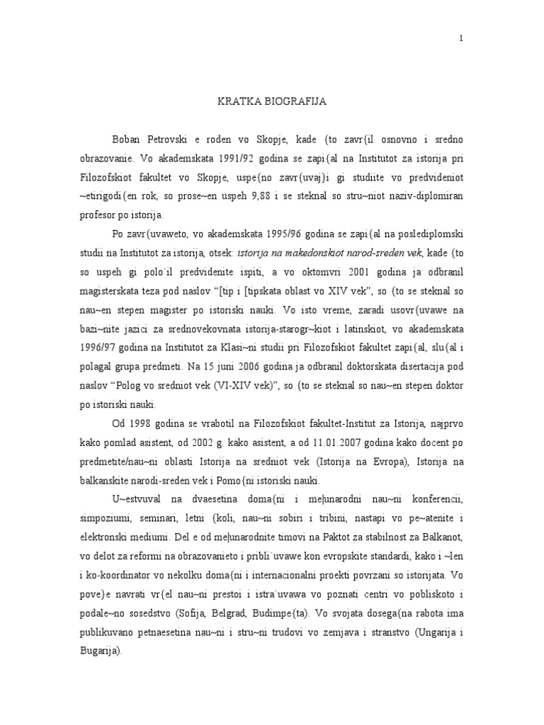 Biografija | PDF