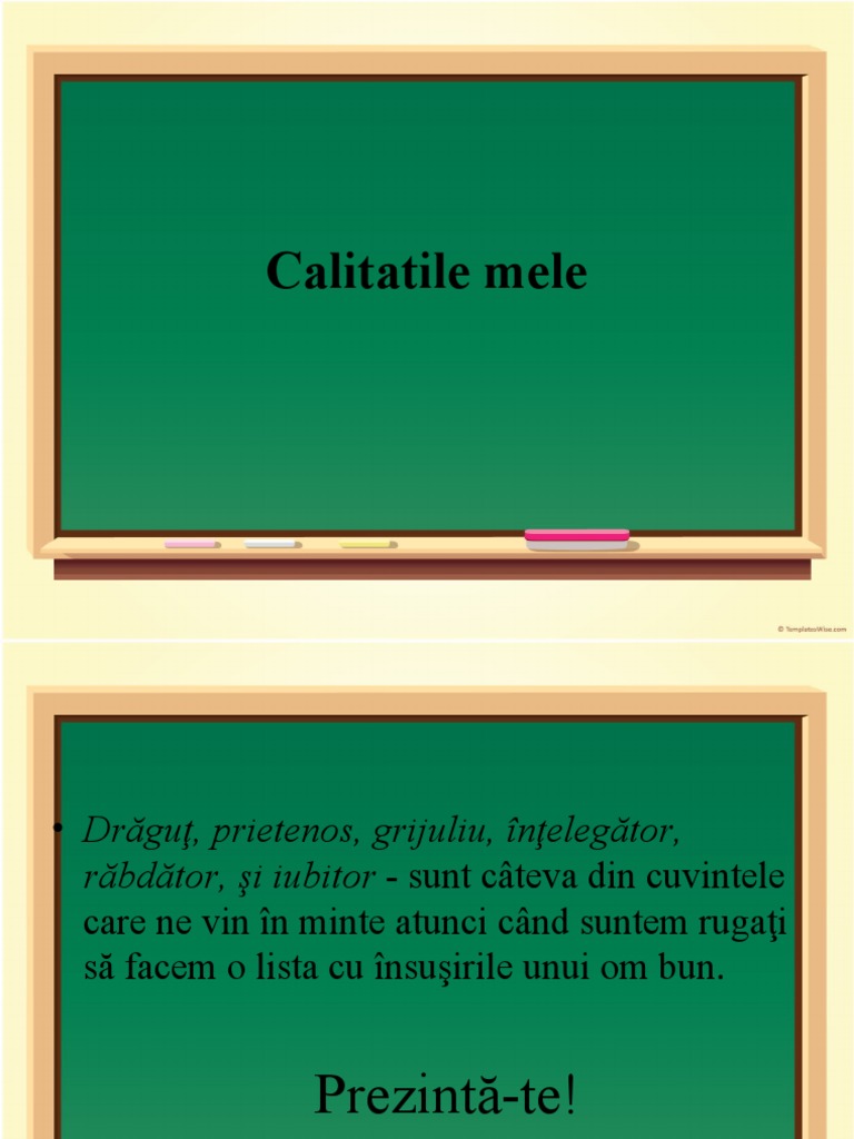 Calitatile Mele.s | PDF
