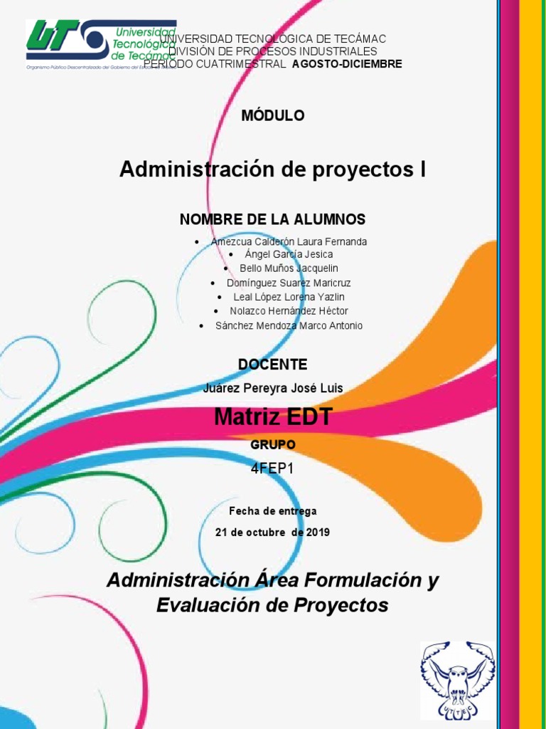 Matriz EDT | PDF | Business | Economias