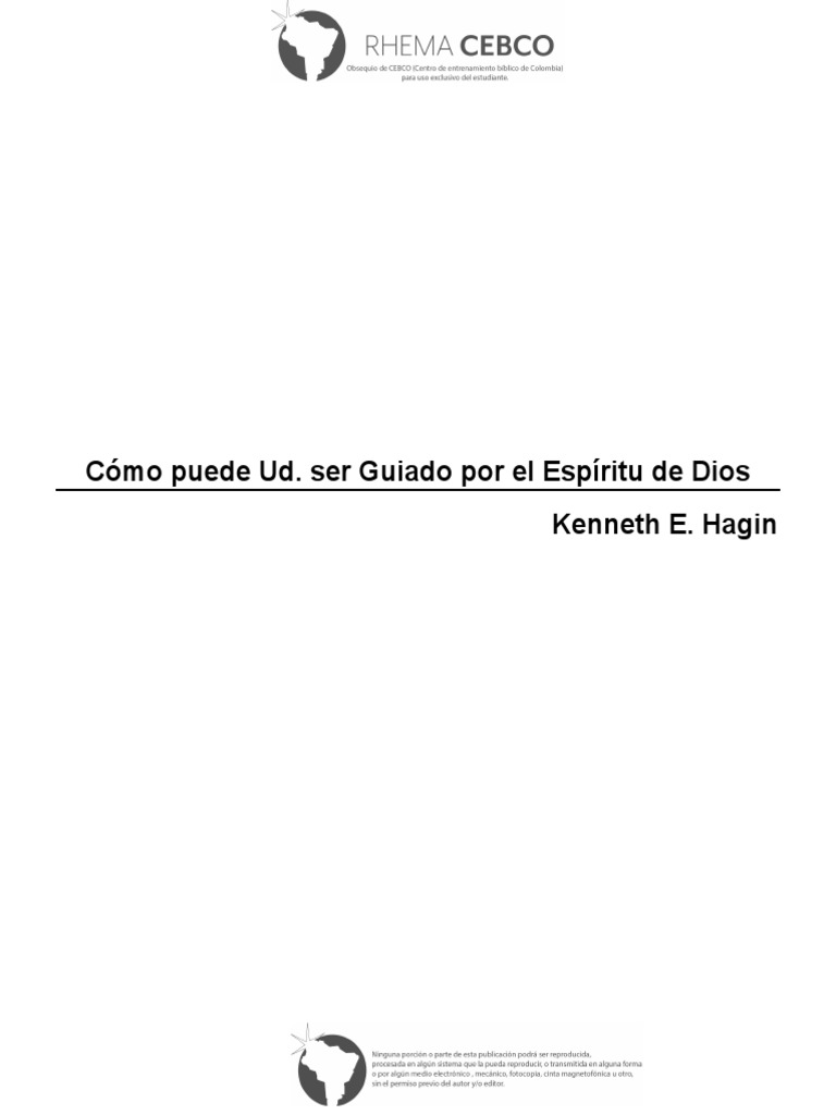 PDF Como Puede Ud. Ser Guiado Por El Espiritu de Dios | PDF | Alma | Oración