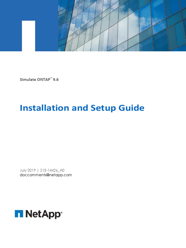 Installation and Setup Guide: Simulate ONTAP 9.6 | PDF | V Mware | Ip ...