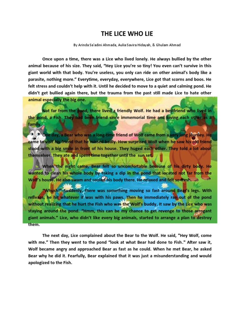 The Lice Who Lies: A Cautionary Tale | PDF | Bears