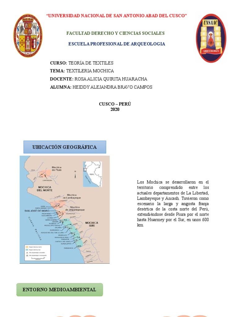 Textilería de la Cultura Mochica | PDF | Ropa | Textiles