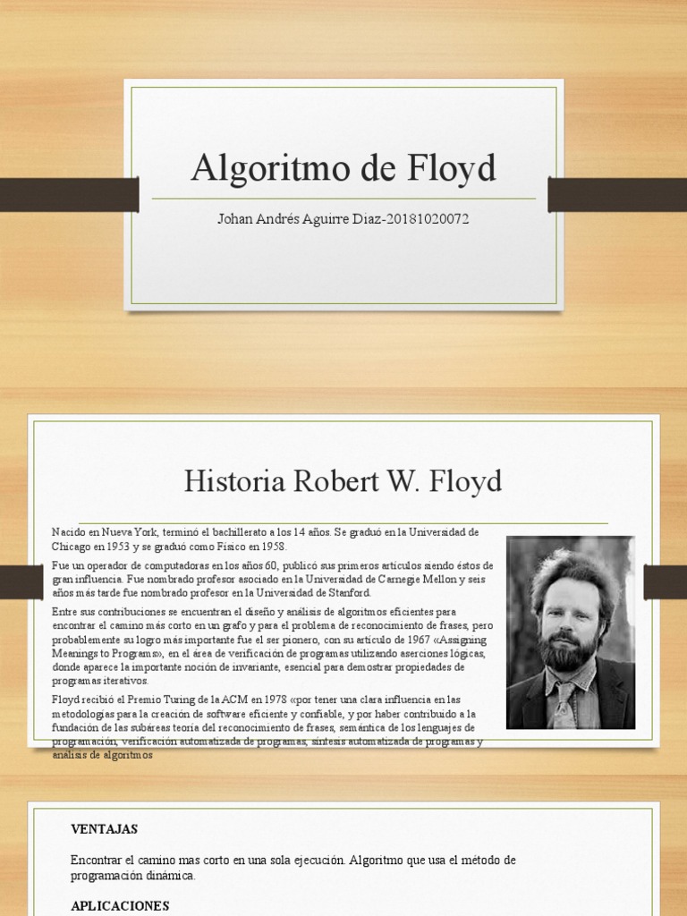 Algoritmo de Floyd | PDF | Conceptos matemáticos | Ingeniería de software