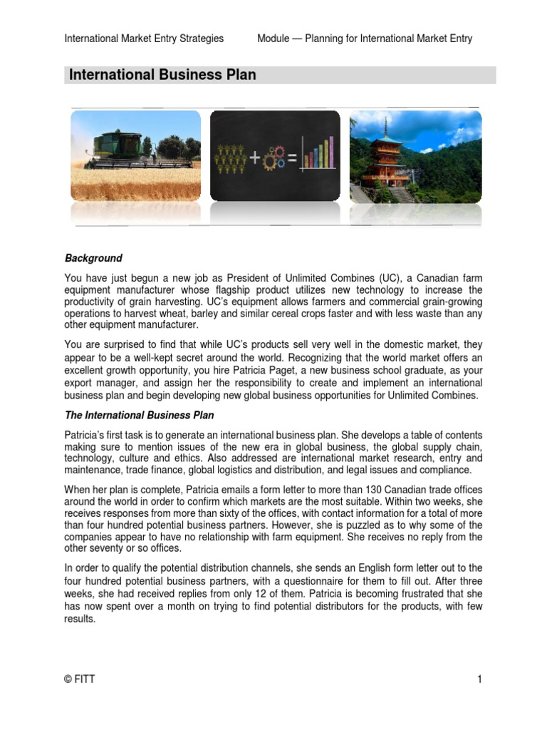 International Business Plan PDF | PDF | Strategic Management | Economies