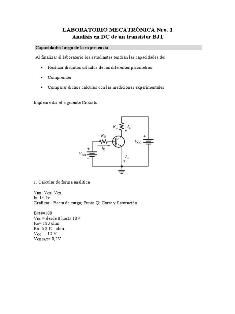 Laboratorio Recta de Carga | PDF