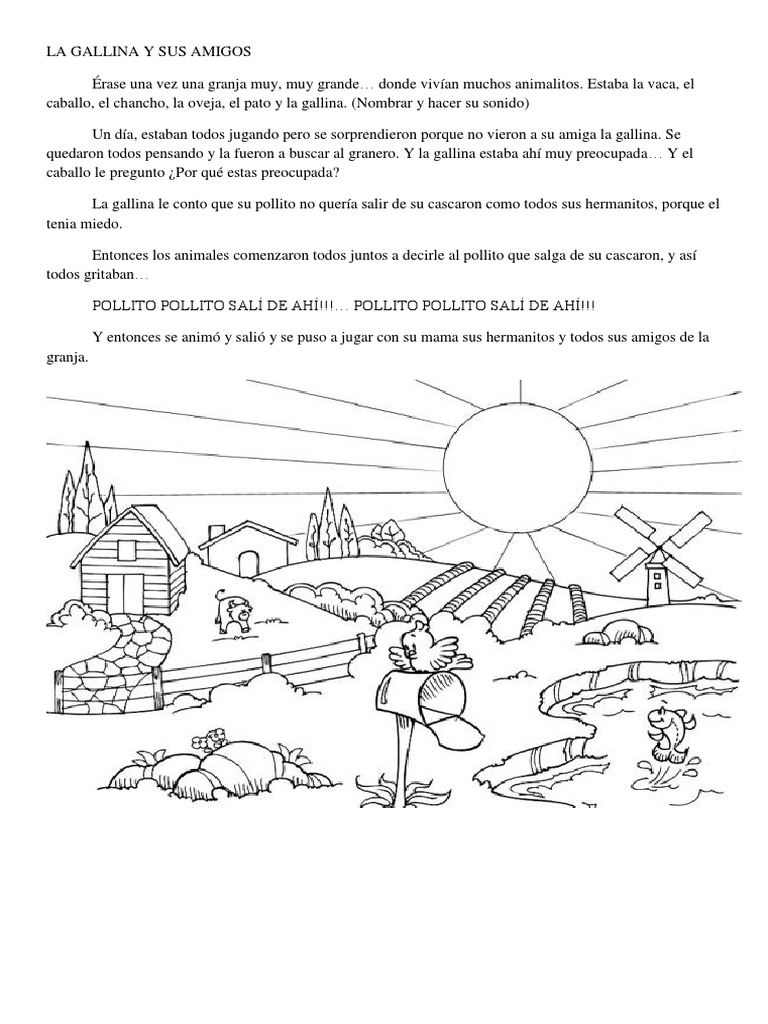 La Gallina y Sus Amigos | PDF | Cocina, comidas y vino