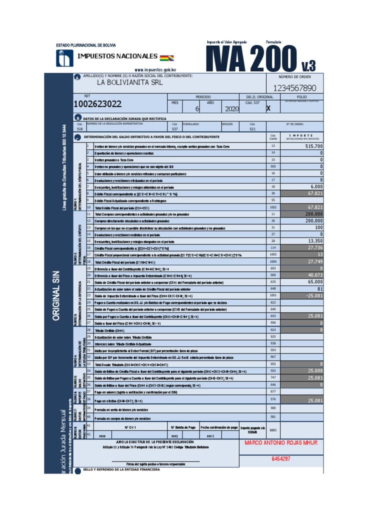 Formularios 200 y 400 | PDF | Impuesto al valor agregado | Impuestos