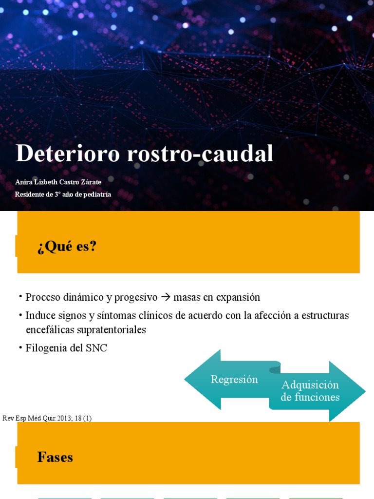 Deterioro Rostrocaudal | PDF