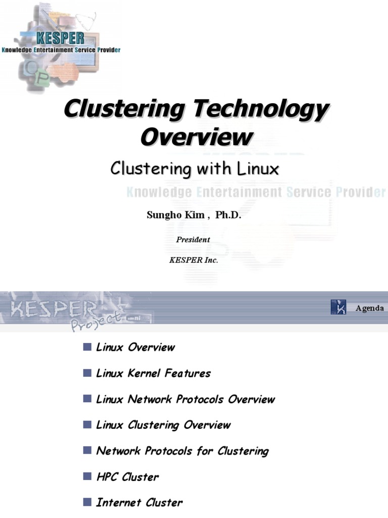 Clustering Tech Overview | PDF | Computer Cluster | Computer Network