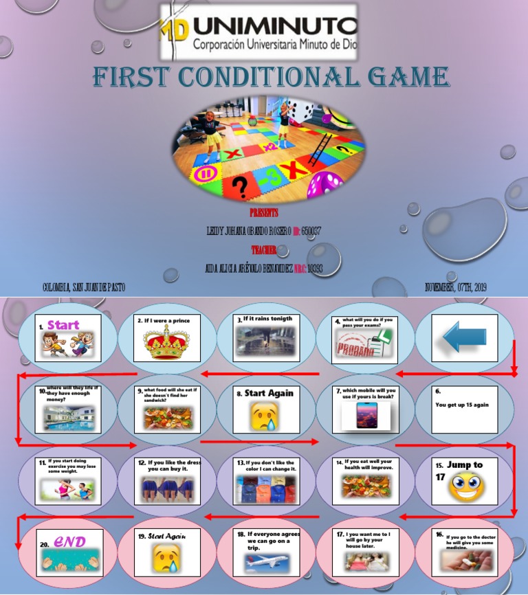 First Conditional Game | PDF
