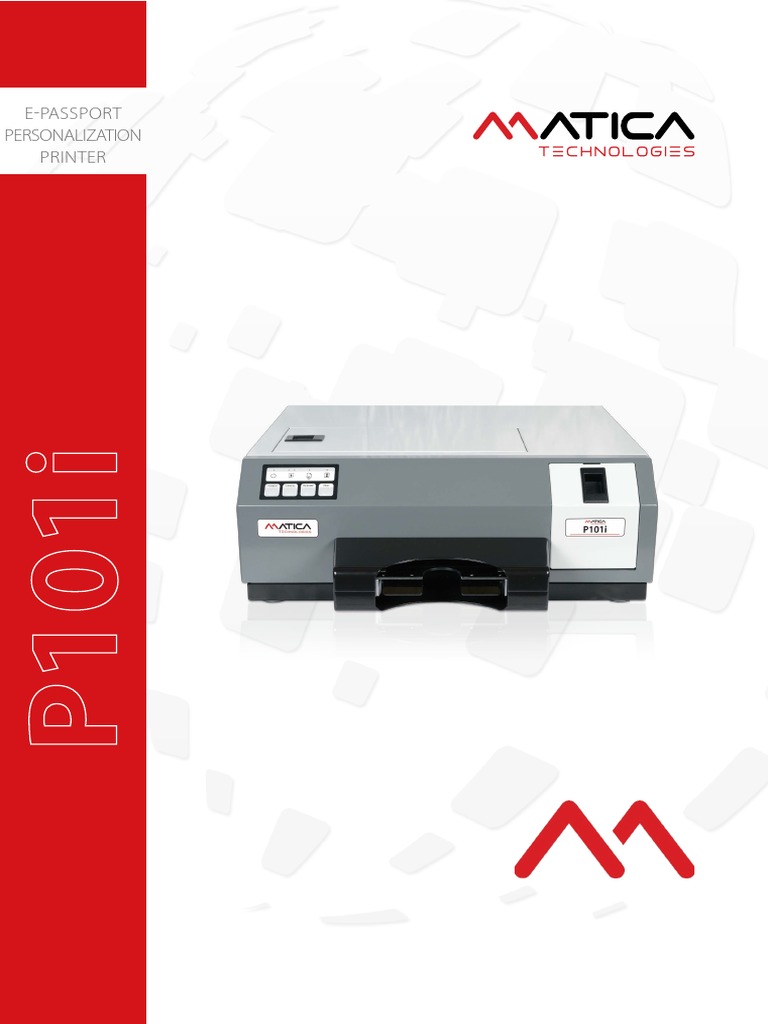 P101i Product Information - Brochure (English) | PDF | Printer (Computing) | Media Technology