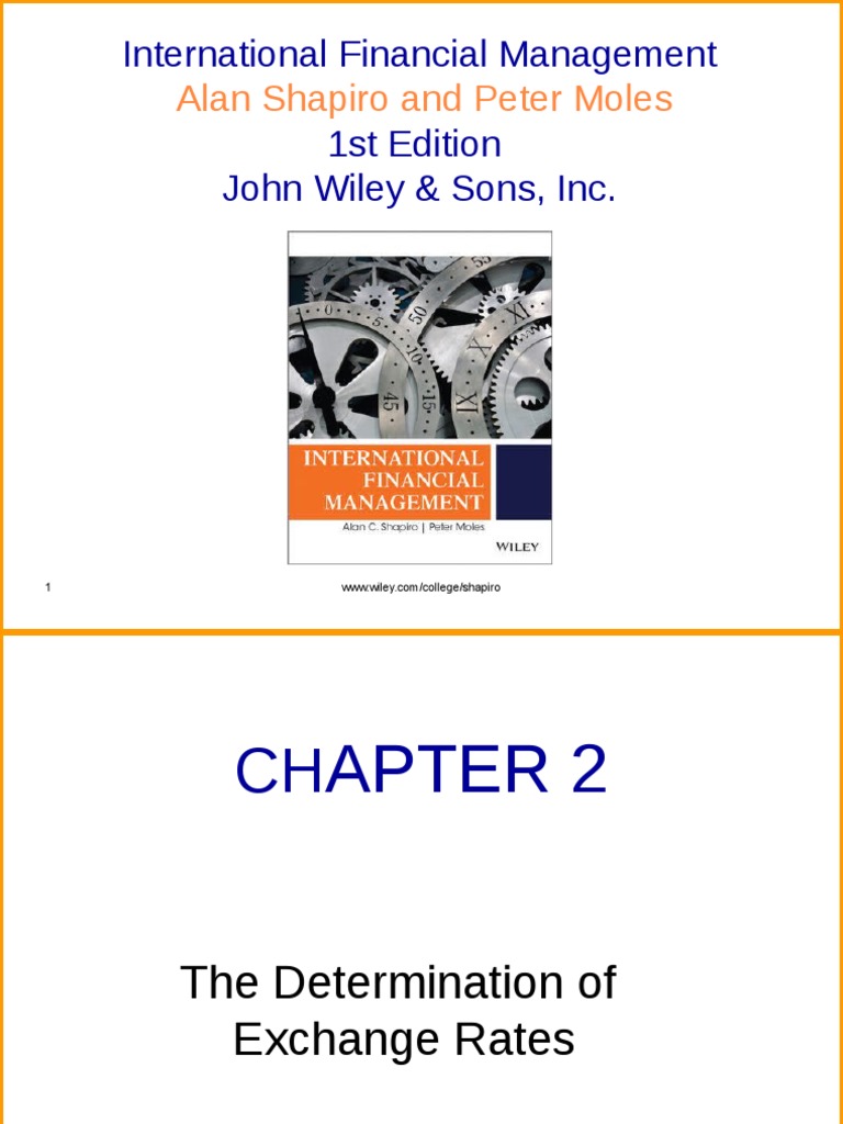 Alan Shapiro and Peter Moles: International Financial Management 1st ...