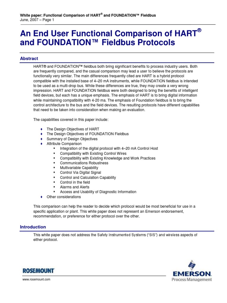 FF Hart Functional Comparison | PDF