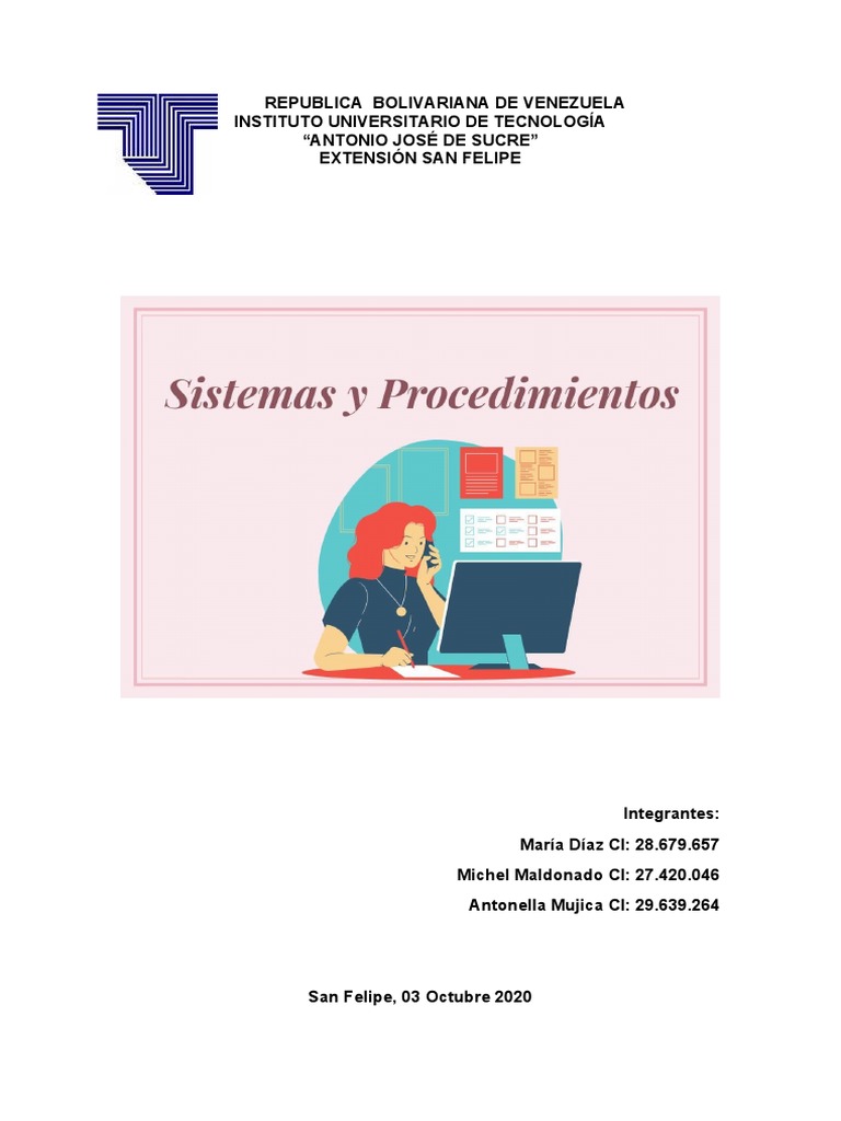 Sistemas y Procedimientos Administrativos | PDF