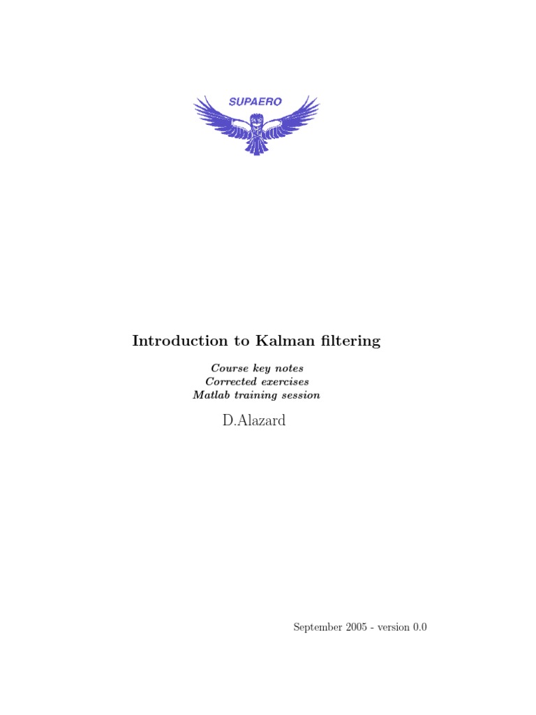 Introduction to Kalman Filtering Key Concepts | PDF | Kalman Filter ...