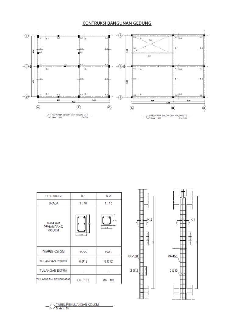 Konstruksi Bangunan Gedung | PDF