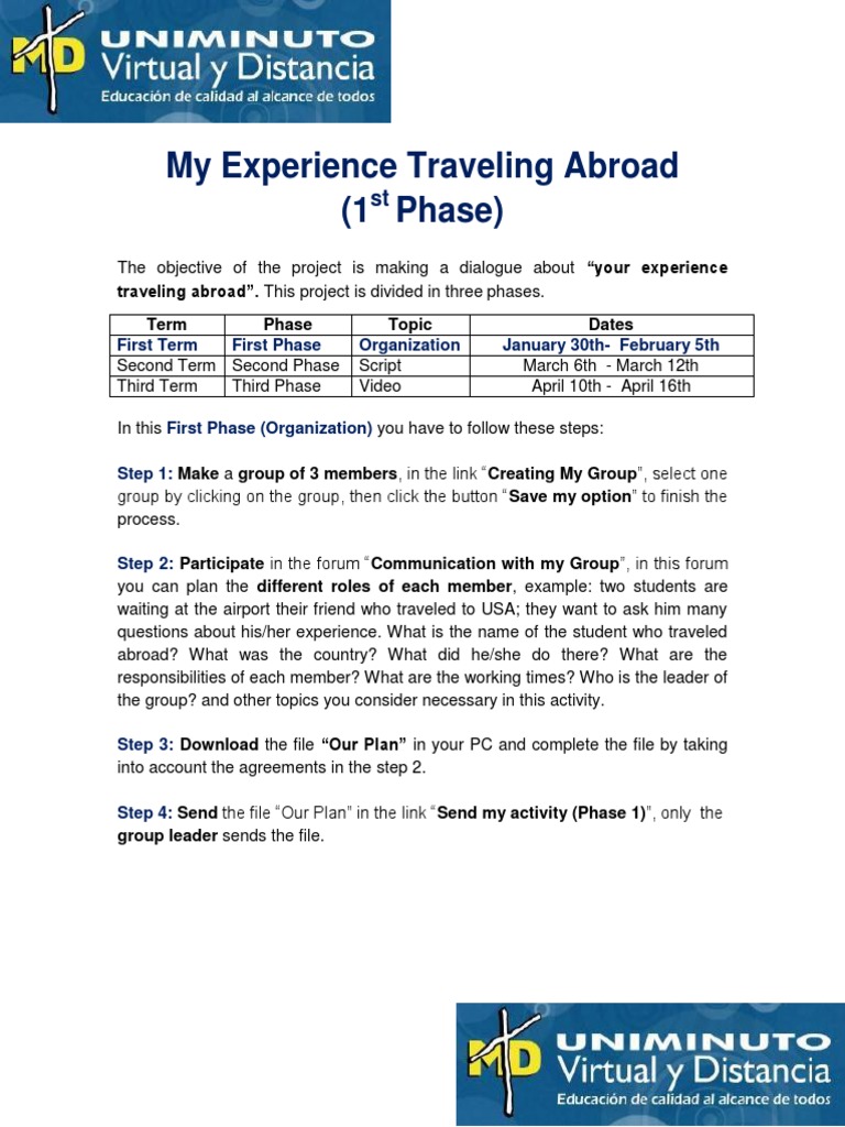 INSTRUCTIONS (1ST PHASE) (2) M | PDF