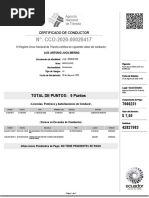 Portal Único Del Conductor | PDF