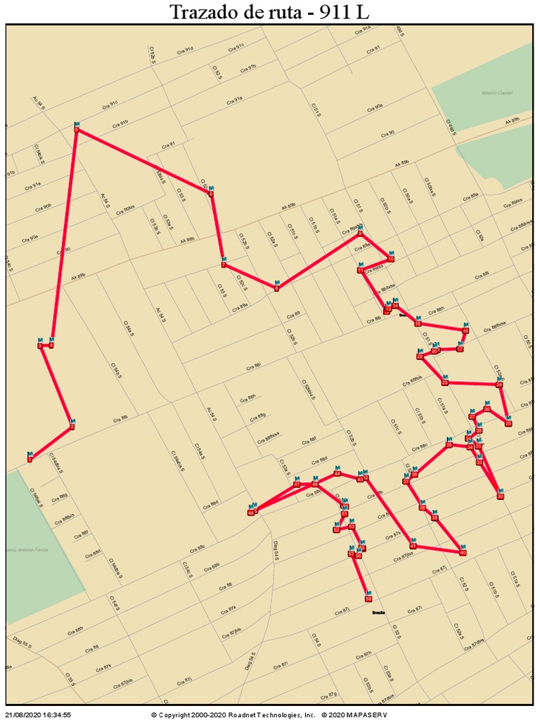 Roadnet Map 911 | PDF
