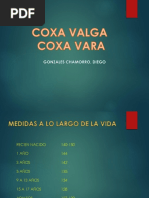 Coxa Vara y Valga | PDF | Sistema esquelético | Sistema musculoesquelético