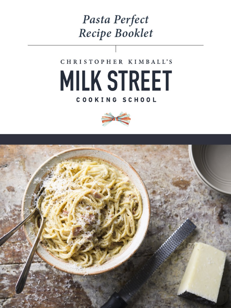 Pasta Perfect Recipe Booklet | PDF | Pesto | Spaghetti