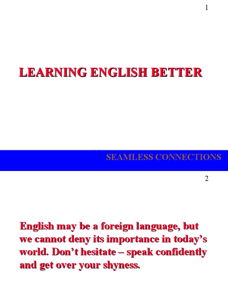 Importance of Learning English Basics | PDF | Noun | Adjective