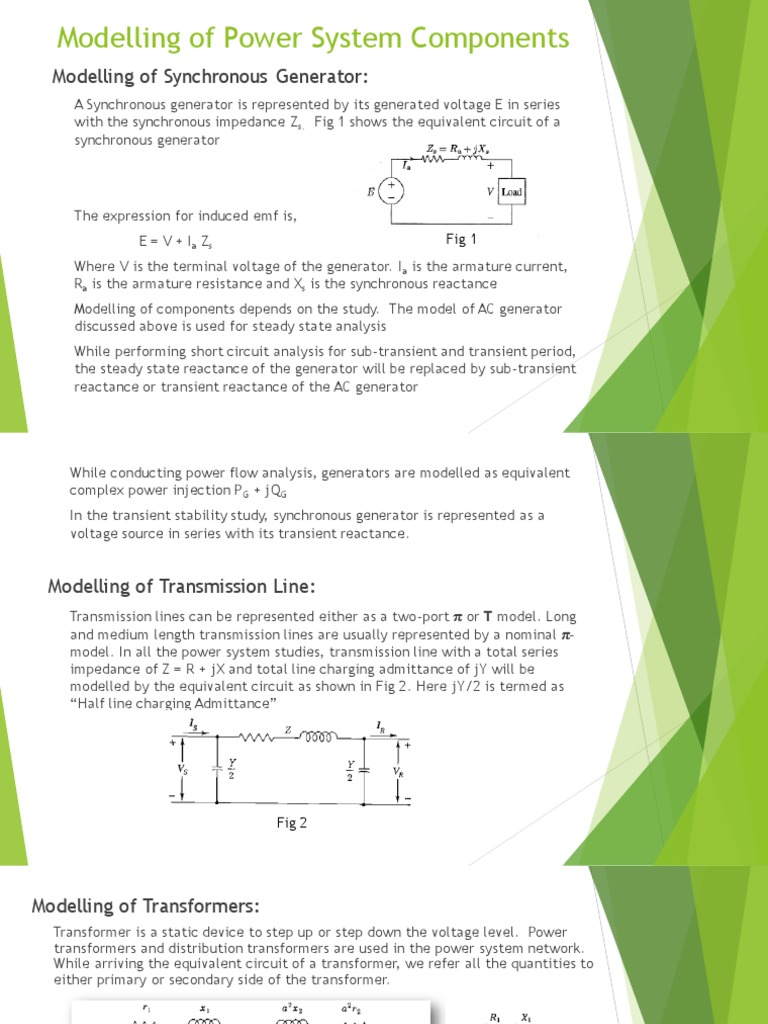 Modelling Power System Components | PDF | Transformer | Electrical Impedance