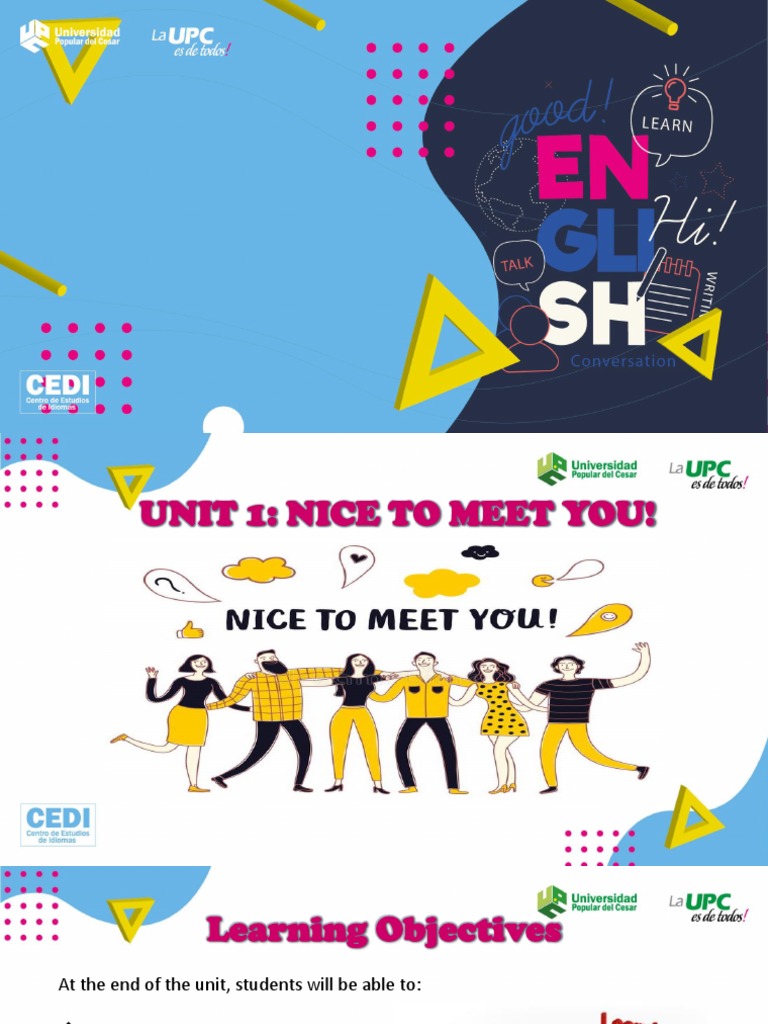 Unit 1: Greetings and Introductions | PDF | Question | Verb