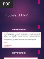 Michigan AND Harvard Model of HRM | PDF | Human Resource Management | Performance Appraisal