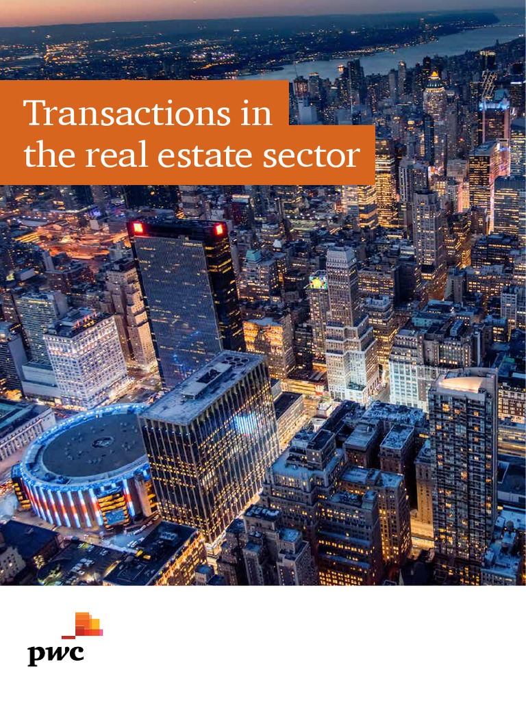 Transactions-In-The-Real-Estate-Sector 2020 - PWC Report | PDF ...