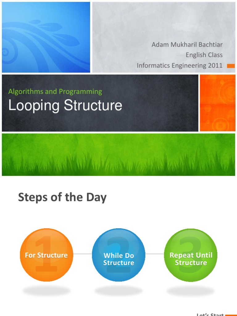 Looping Structure Algorithms And Programming Pdf Control Flow 6908