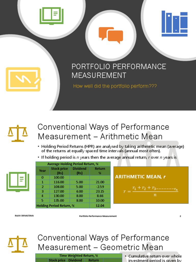 Portfolio Performance Measurement Techniques | PDF | Capital Asset ...
