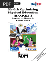 PE 12-HOPE 3, Q1, Module 1, Lesson 1-4 by Shine | PDF | Aerobic Exercise | Glycolysis