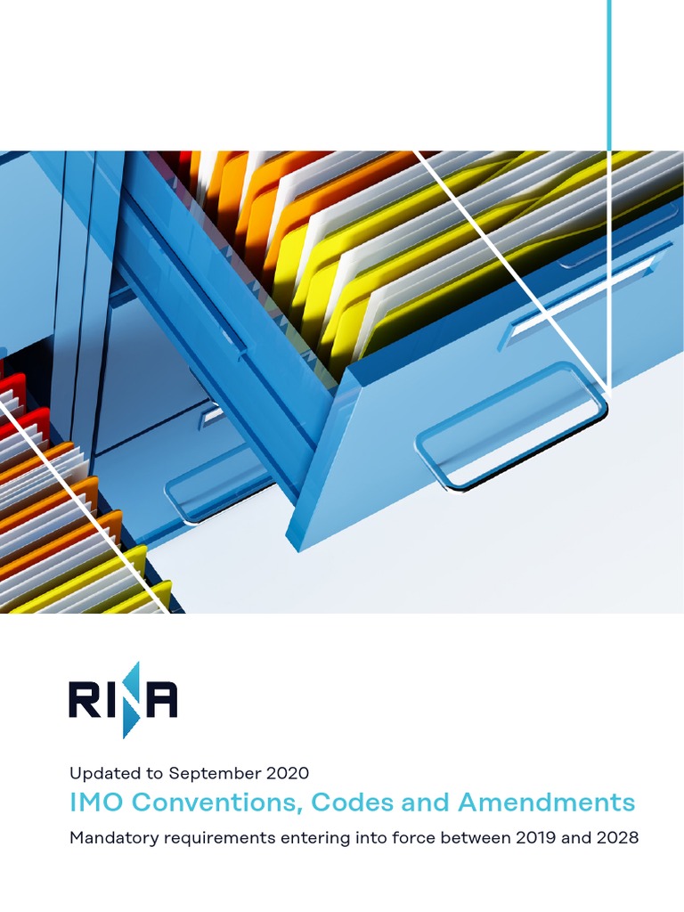 IMO Conventions, Codes and Amendments: Updated To September 2020 | PDF ...