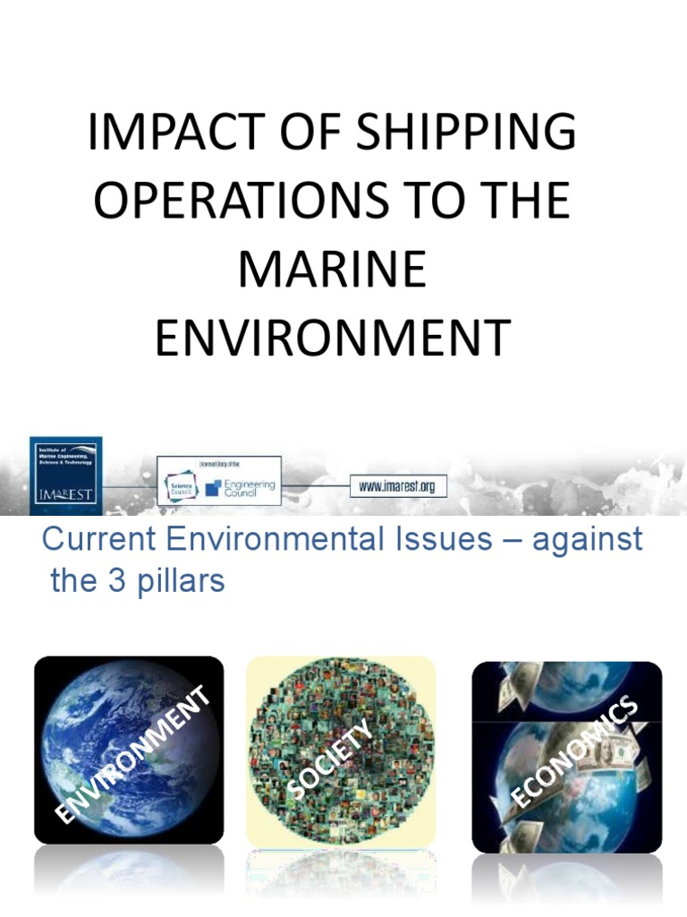 Impact of Shipping To Marine Environment | PDF | Sewage Treatment ...