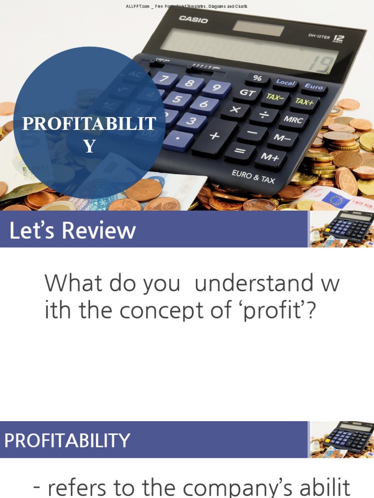 Understanding Profitability Ratios | PDF | Net Income | Gross Income