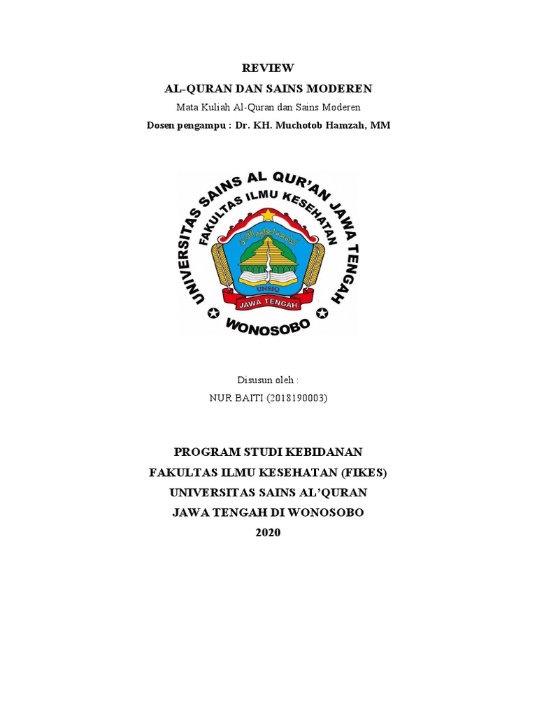 AL-QURAN DAN SAINS | PDF