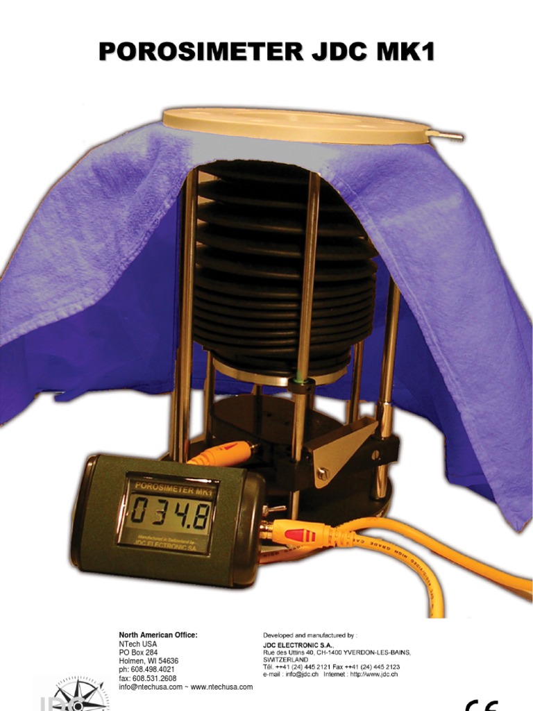 Porosimetro JDC mk1 | PDF | Applied And Interdisciplinary Physics | Nature