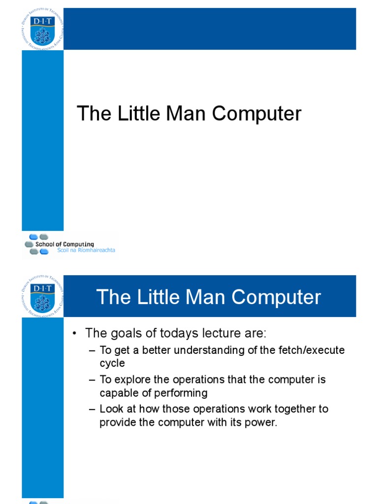 The Little Man Computer PDF | PDF | Office Equipment | Computer ...