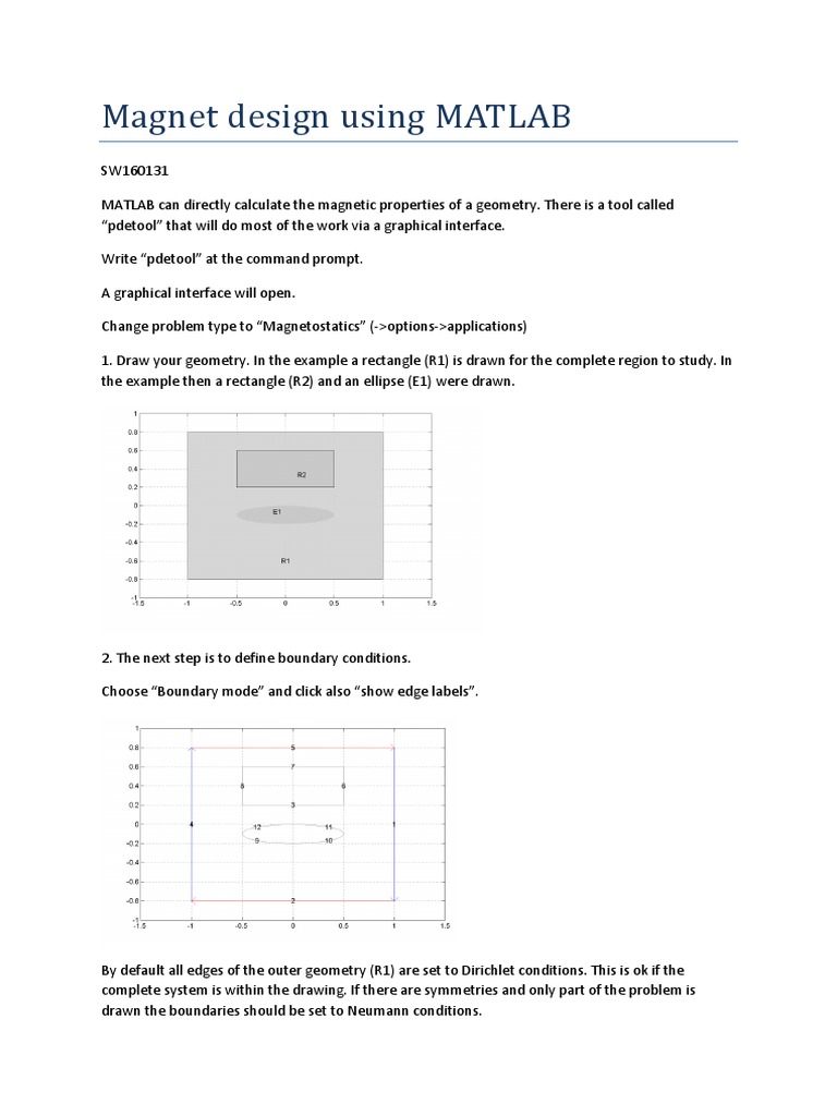 Magnet Design with MATLAB Guide | PDF | Teaching Mathematics ...